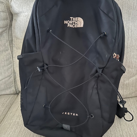 The North Face | Bags | The North Face Black Jester Backpack With ...